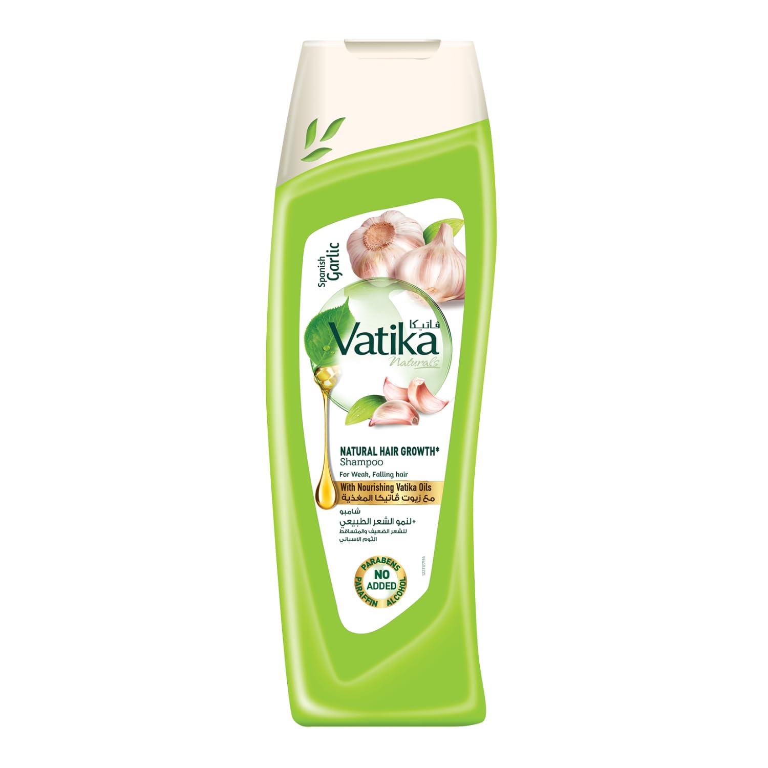 Vatika Naturals Spanish Garlic Natural Hair Growth Shampoo 400ml | For ...