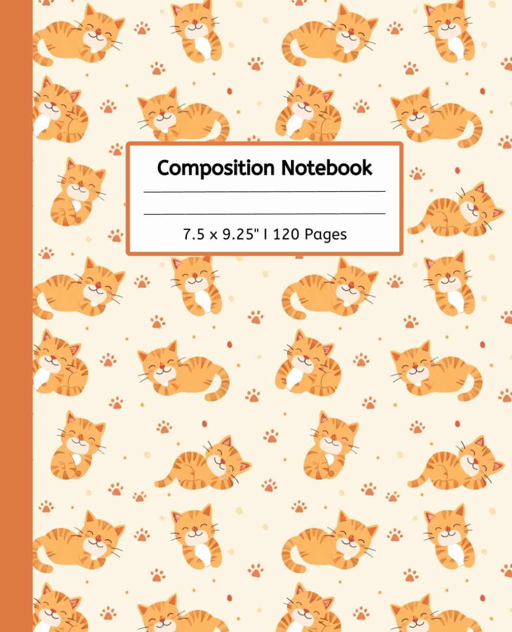 Amazon.com: Composition Notebook: Cute Ginger Cats, Adorable Orange Cat ...
