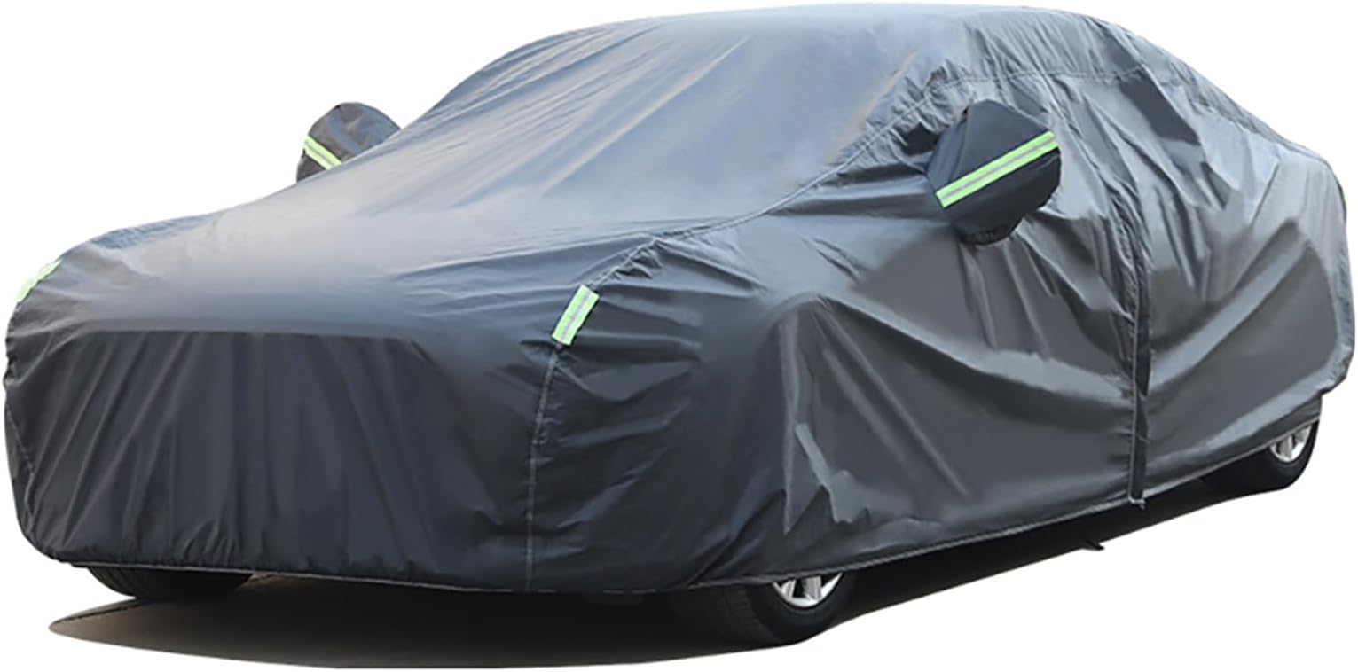 Car Cover Sunscreen UV Protection, Full Exterior Cover with Mirror ...