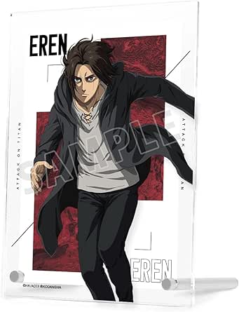 Amazon.co.jp: Attack on Titan Eren Acrylic Art Panel : Hobbies