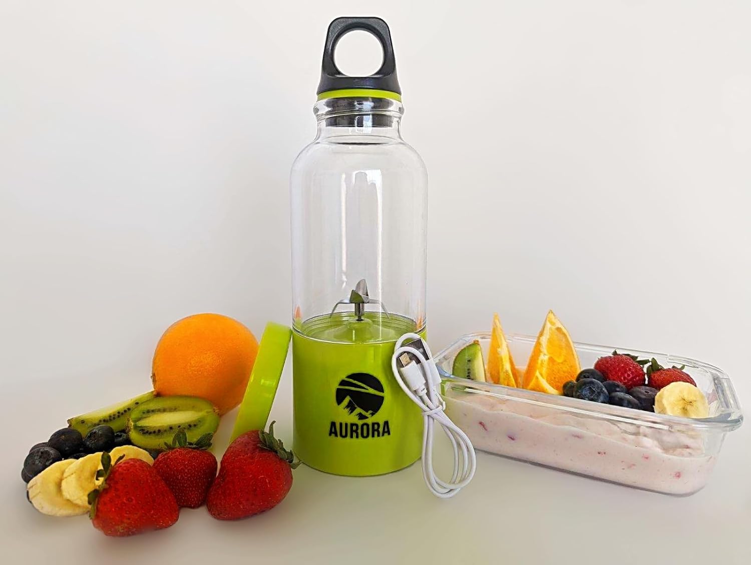 Amazon.com: Aurora Portable Blender - Personal Sized Blender for Shakes ...