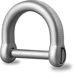 Amazon.com: YOWOMTA Titanium D Key Rings with Screw Shackle,Key Chains ...