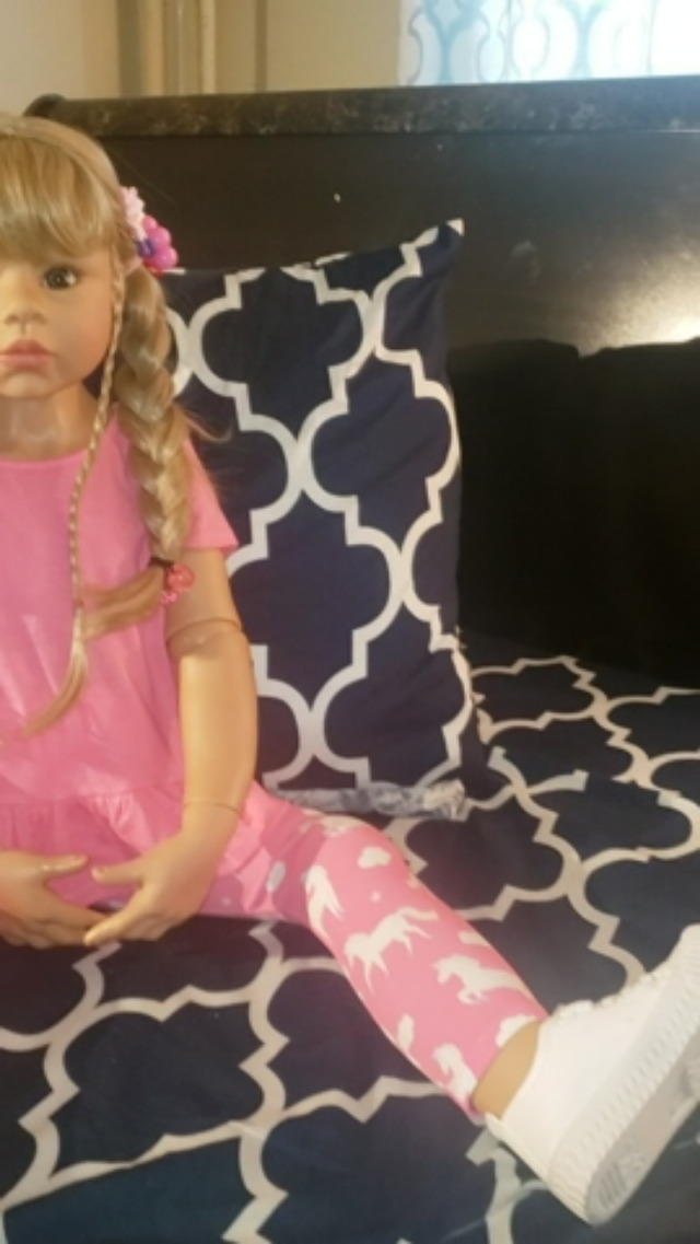 Watch 39inch Reborn Toddler Dolls Huge Baby Full Body Hard Vinyl on ...