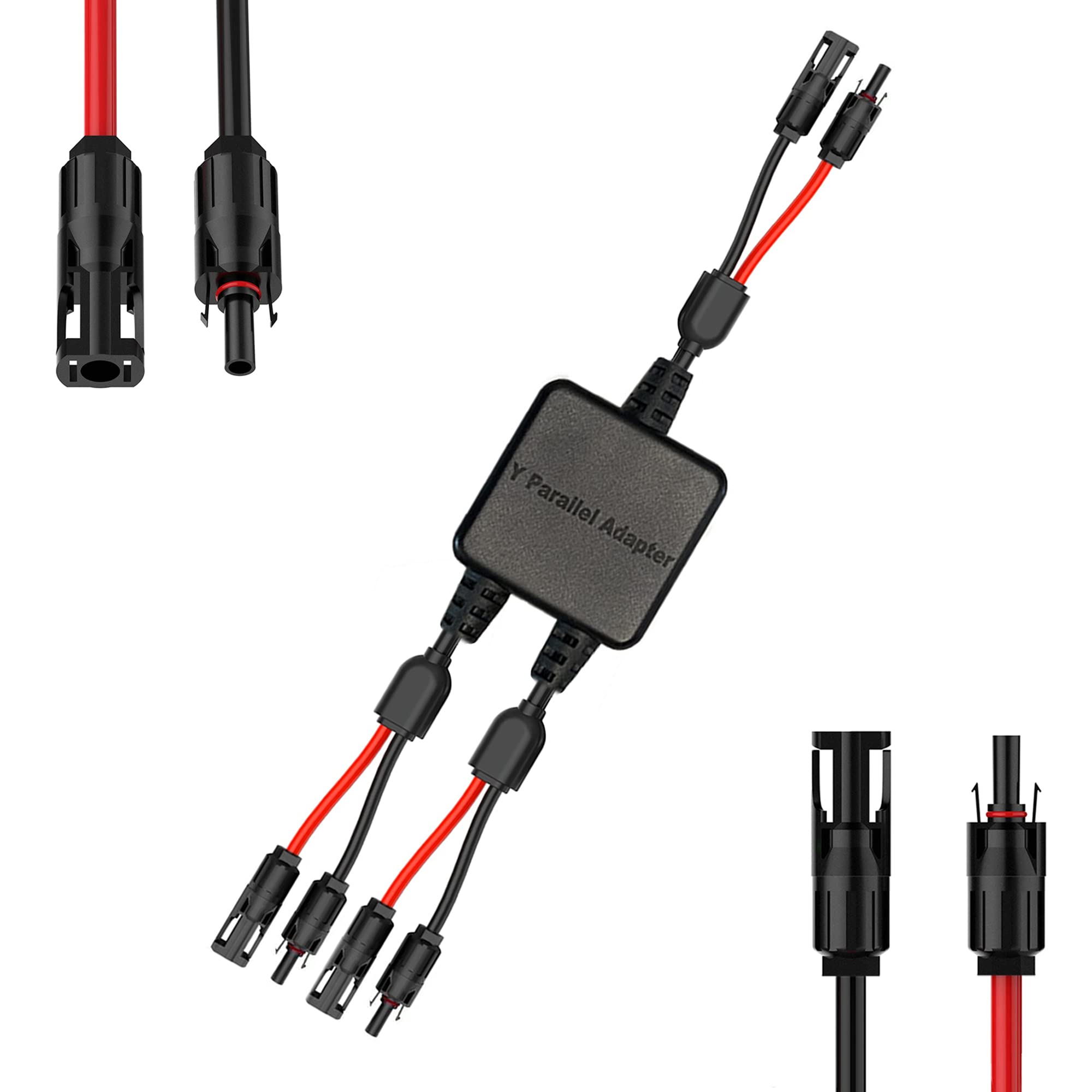 Snapklik.com : KarlKers Solar Parallel Adapter Cable Solar Y Branch ...