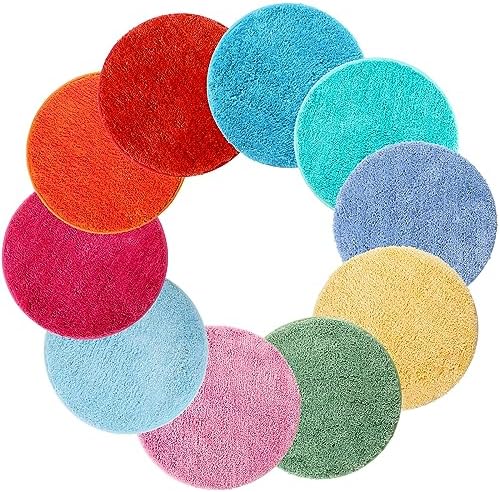 Amazon.com: Nuanchu 10 Pieces Kids Carpet Circles Seats 18 Inches ...