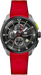 Amazon.com: TechnoMarine Ocean Quantum Men's Watch - 44mm, Red, Black (TM-318134) : Clothing ...
