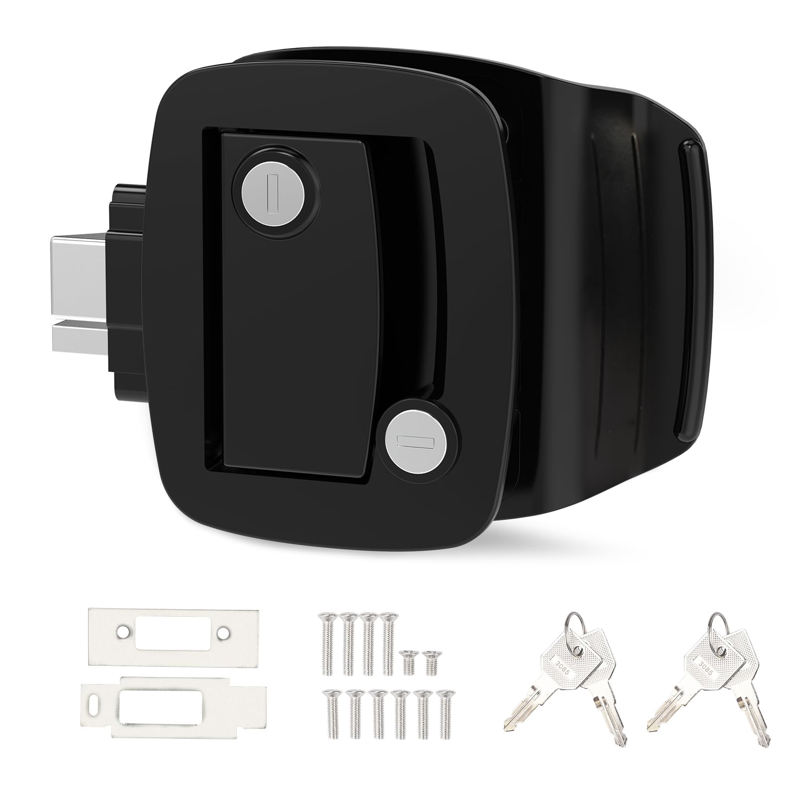 Snapklik.com : RVGUARD RV Door Latch, Entry Door Lock For Trailer And ...