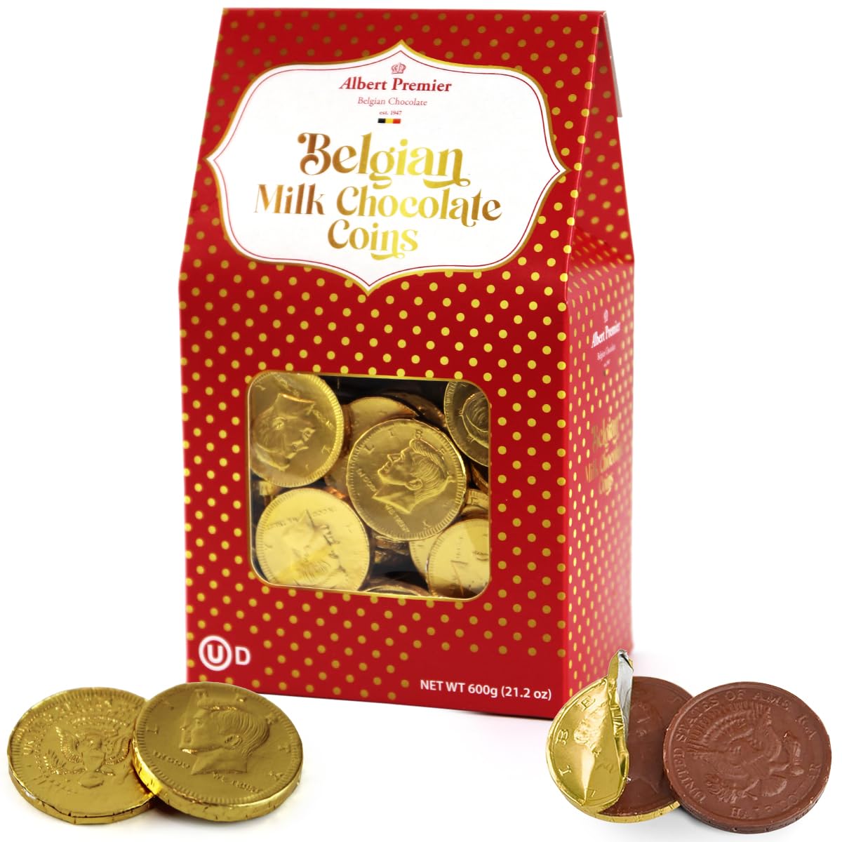 Amazon.com: Chocolate Coins – 600g Bulk Candy Bag Gold Chocolate Coins ...
