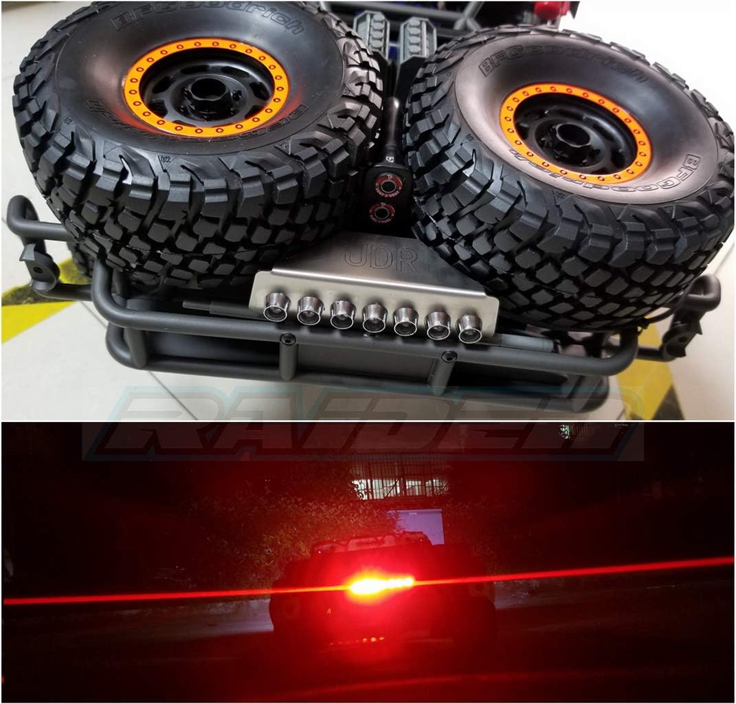 Amazon.com: RED LED Light Bar Taillight Tail Lamp with Switch for 1/7 ...