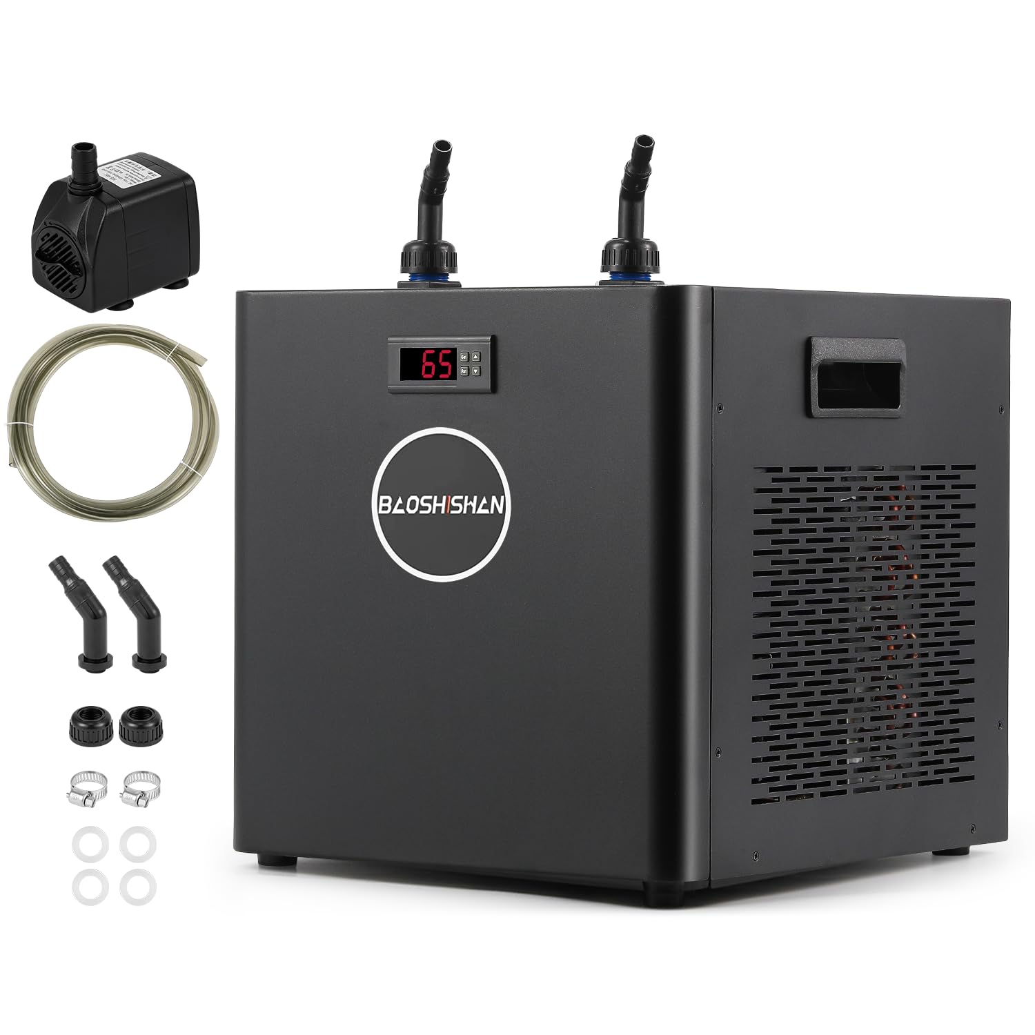 Buy BAOSHISHANCold Plunge Chiller, 132gal 1/2HP Ice Bath Aquarium ...