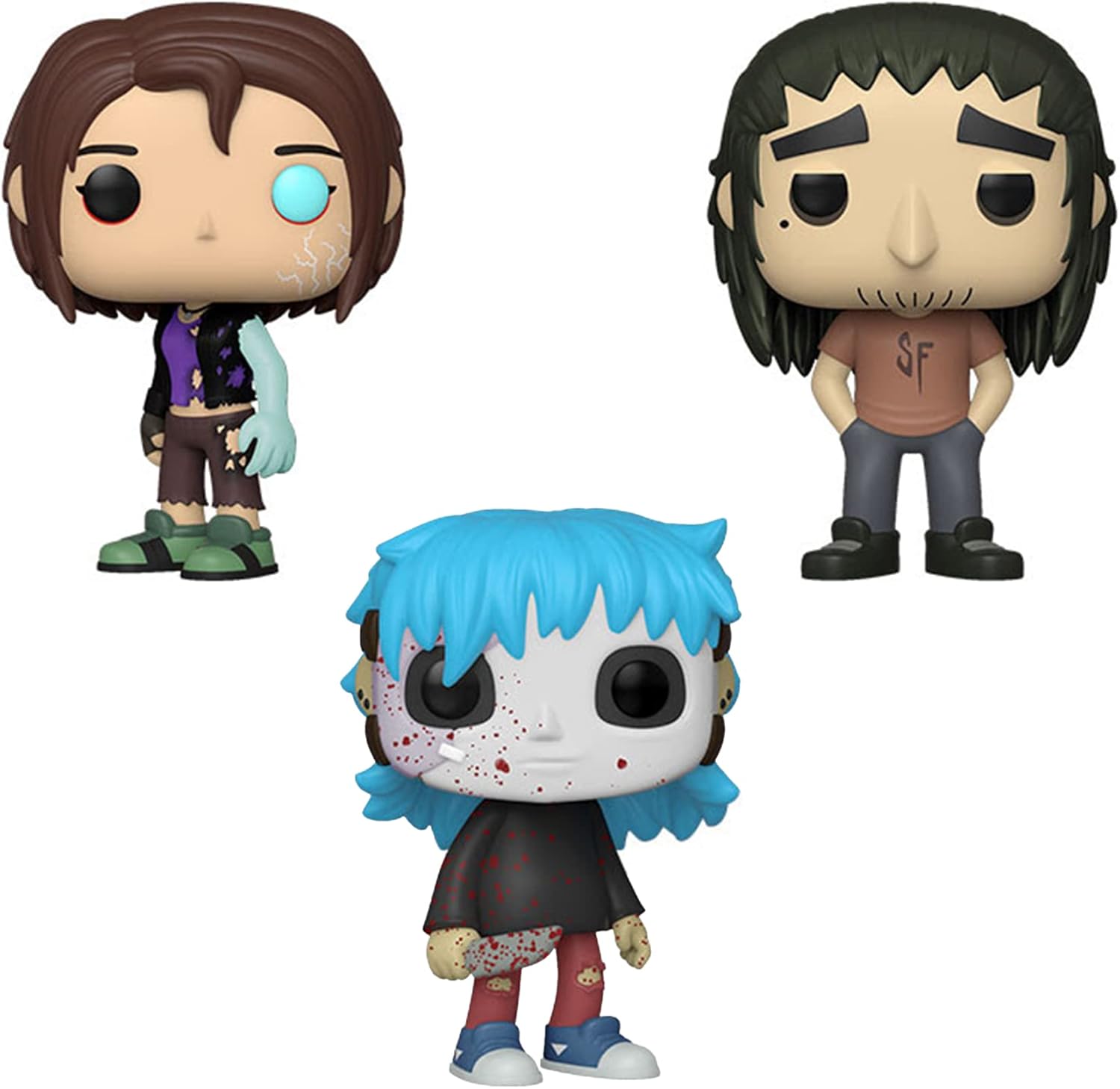 Funko Pop! Sally Face - Juego de 3 unidades, Ashley (empowered), Larry y Sal Fisher (adulto ...