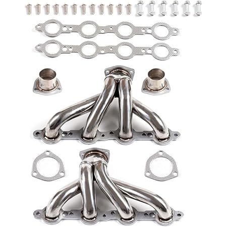 Amazon.com: Exhaust Shorty Racing Headers Fits for Chevelle Camaro LS1 ...