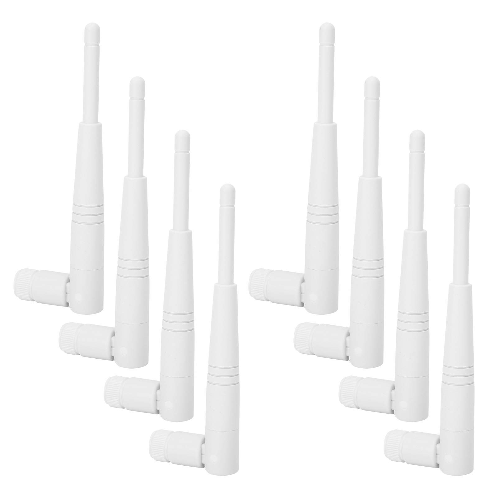 Buy Dilwe 8pcs 2.4G/5G omnidirectional WiFi Antenna,Dual Band 4DBi Omni ...