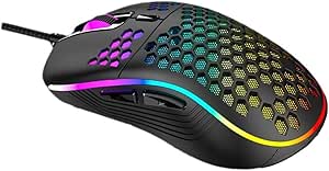 Amazon.com: YAKUNN Gaming Mouse Wired, Ergonomic Gamer Laptop PC USB Optical Computer Mice with ...