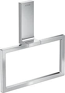 AXOR Universal Rectangular Towel Ring in Chrome, 42623000 - Amazon.com