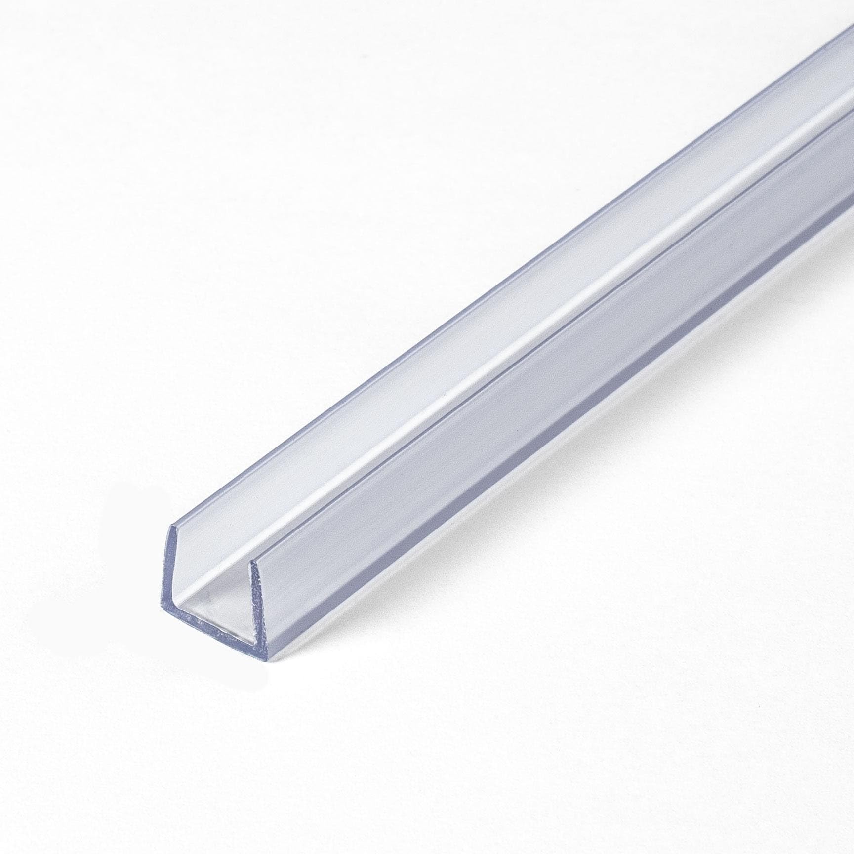 Snapklik.com : Outwater Plastics 385-Cl Clear 3/8 Rigid PVC Flat Bottom ...