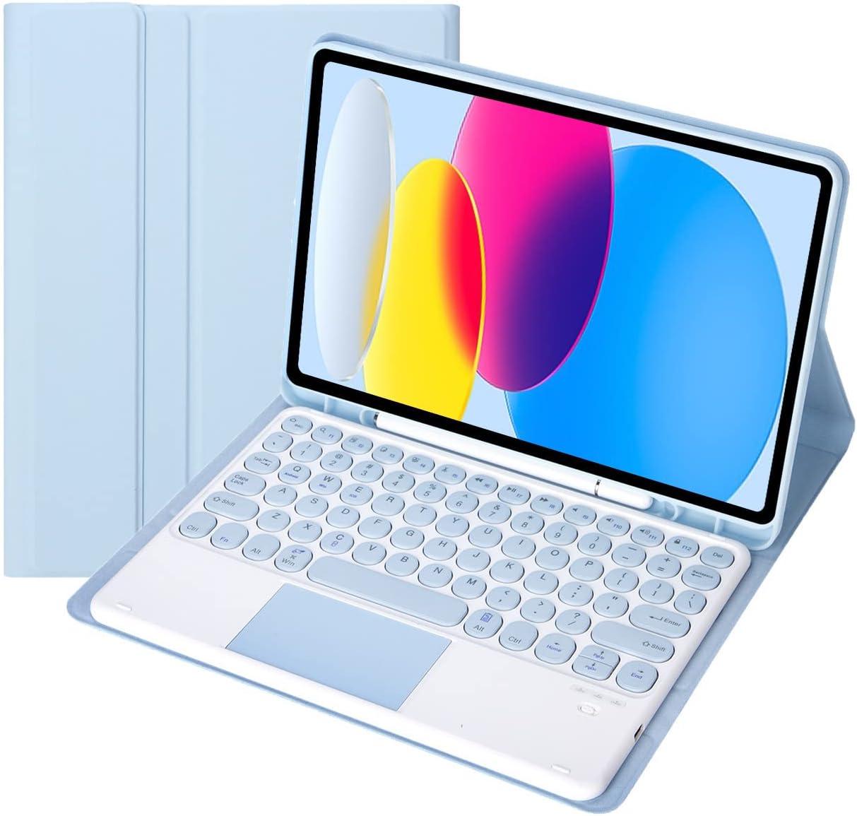 Custodia con Tastiera per Samsung Galaxy Tab A9+ 11 Pollici 2023 (SM ...