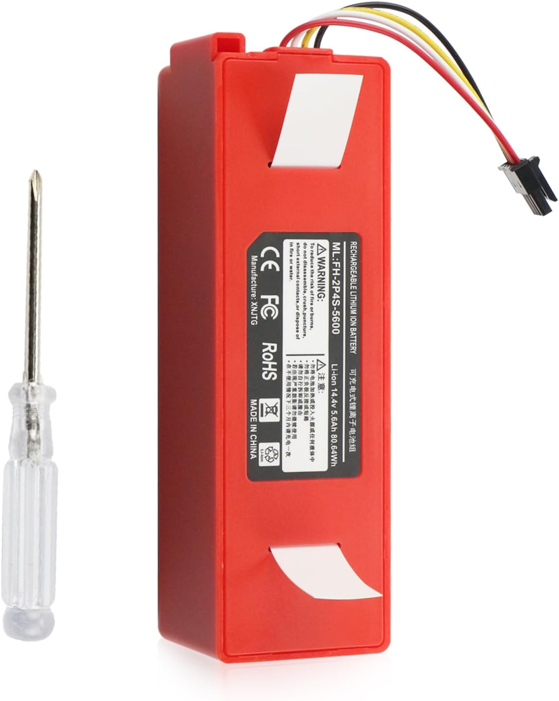 Amazon.com: Battery Compatible with Xiaomi Roborock S4, S4 Max, S5 ...