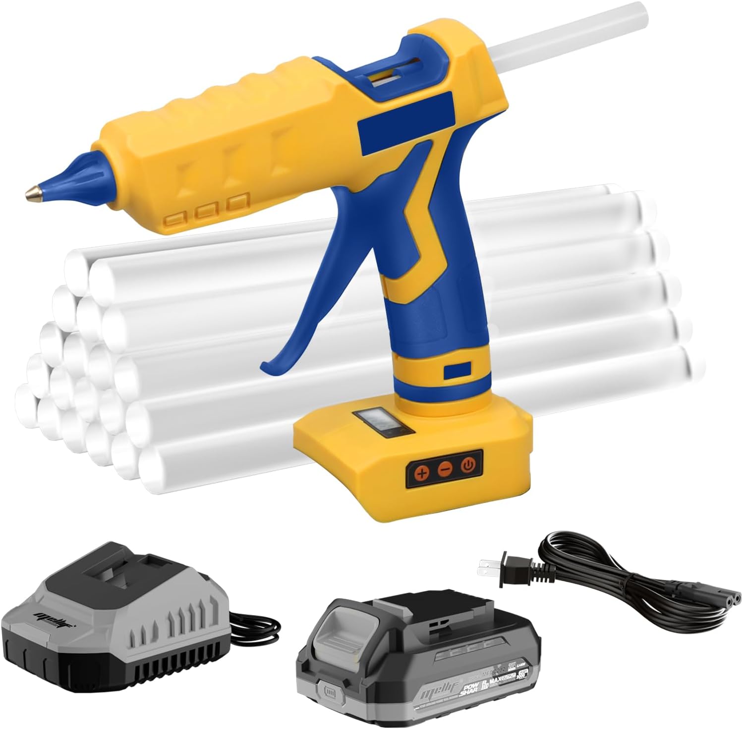 Amazon.com: MONVICT Cordless Glue Gun for Dewalt 20V Battery, Upgraded ...