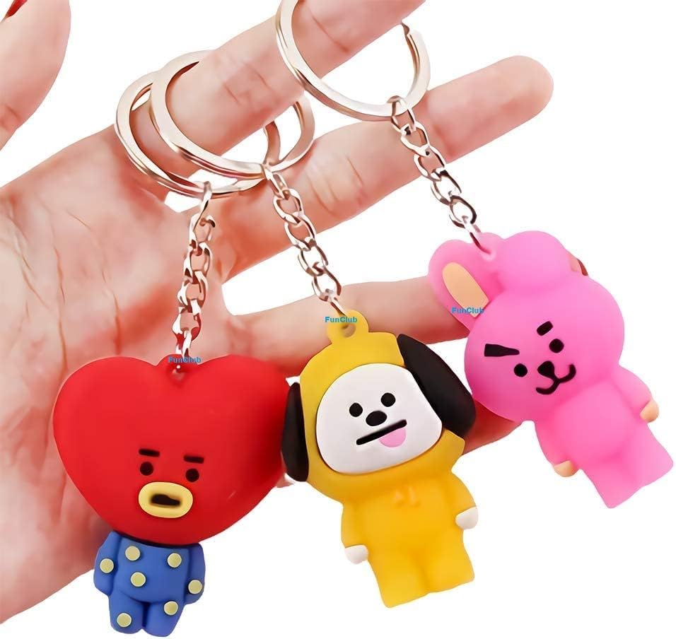 Maple Cartoon 3D Anime Cute Character Keyrings Keychains for Kids Best ...