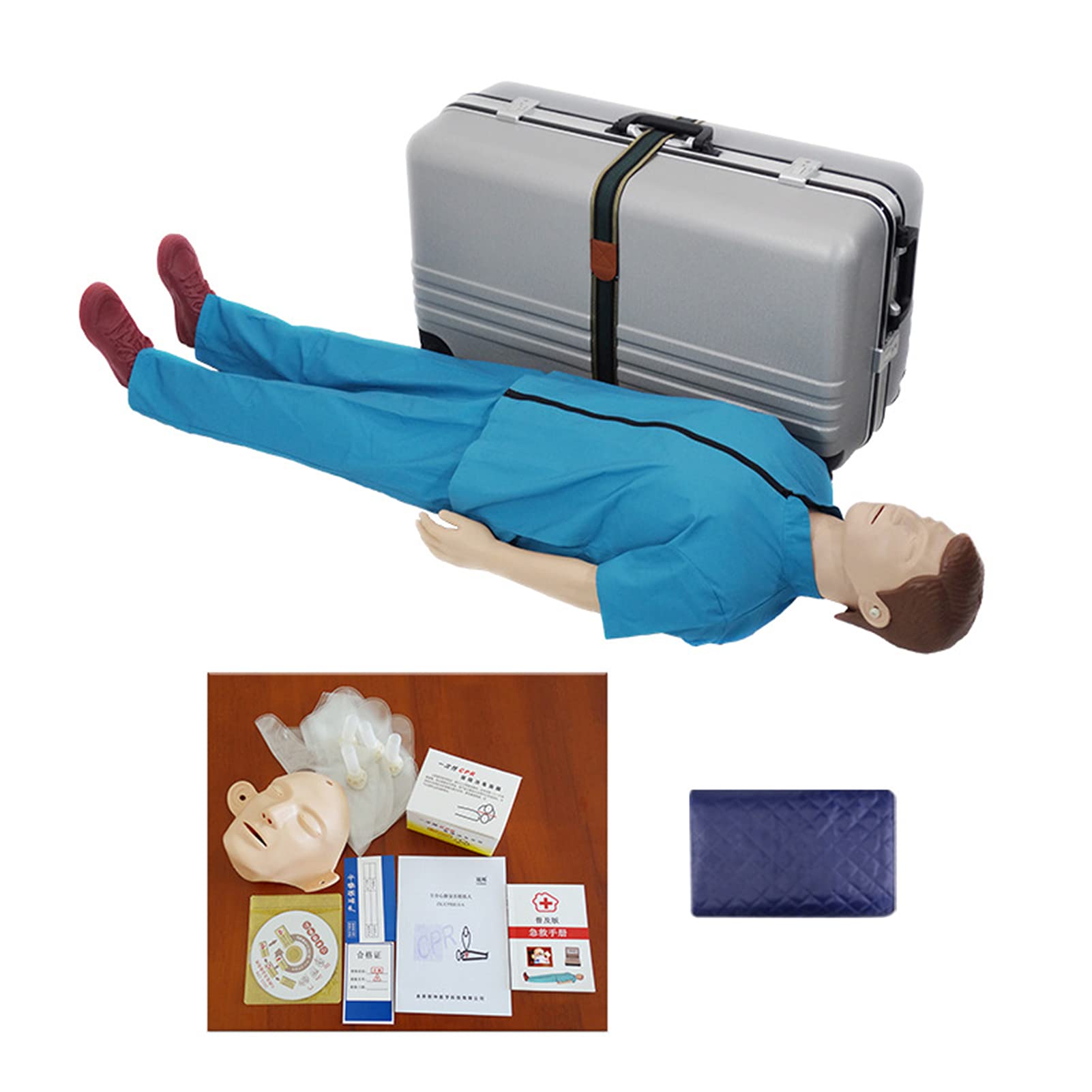 Buy CPR Training Manikin Full Body Adult Professional CPR Simulator ...