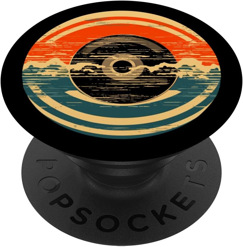 Amazon.com: Vintage Vinyl Record Turntable Retro Music PopSockets ...