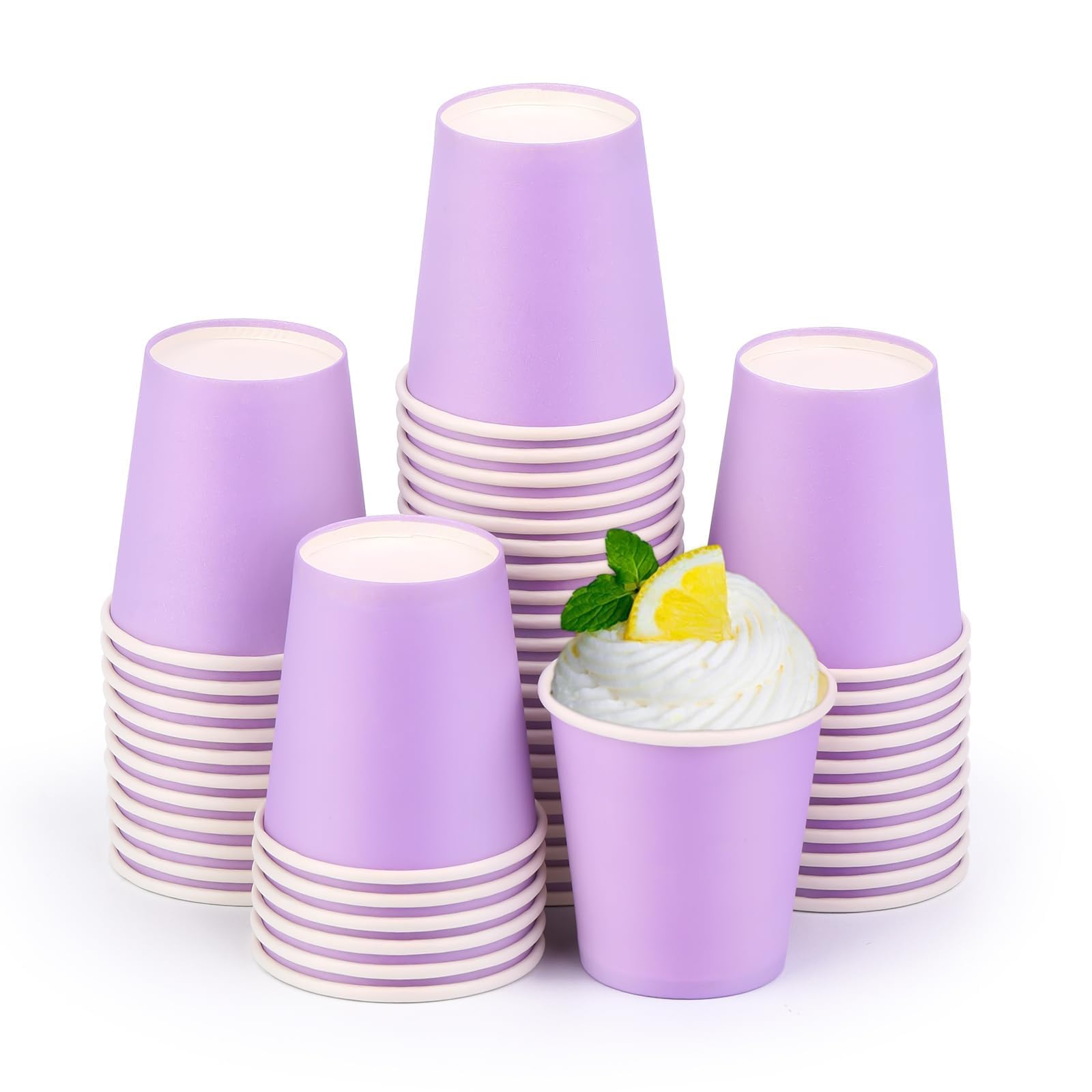Amazon.com: Mnuizu 50 Pack 3 Oz Paper Cups,Disposable Bathroom Cups ...