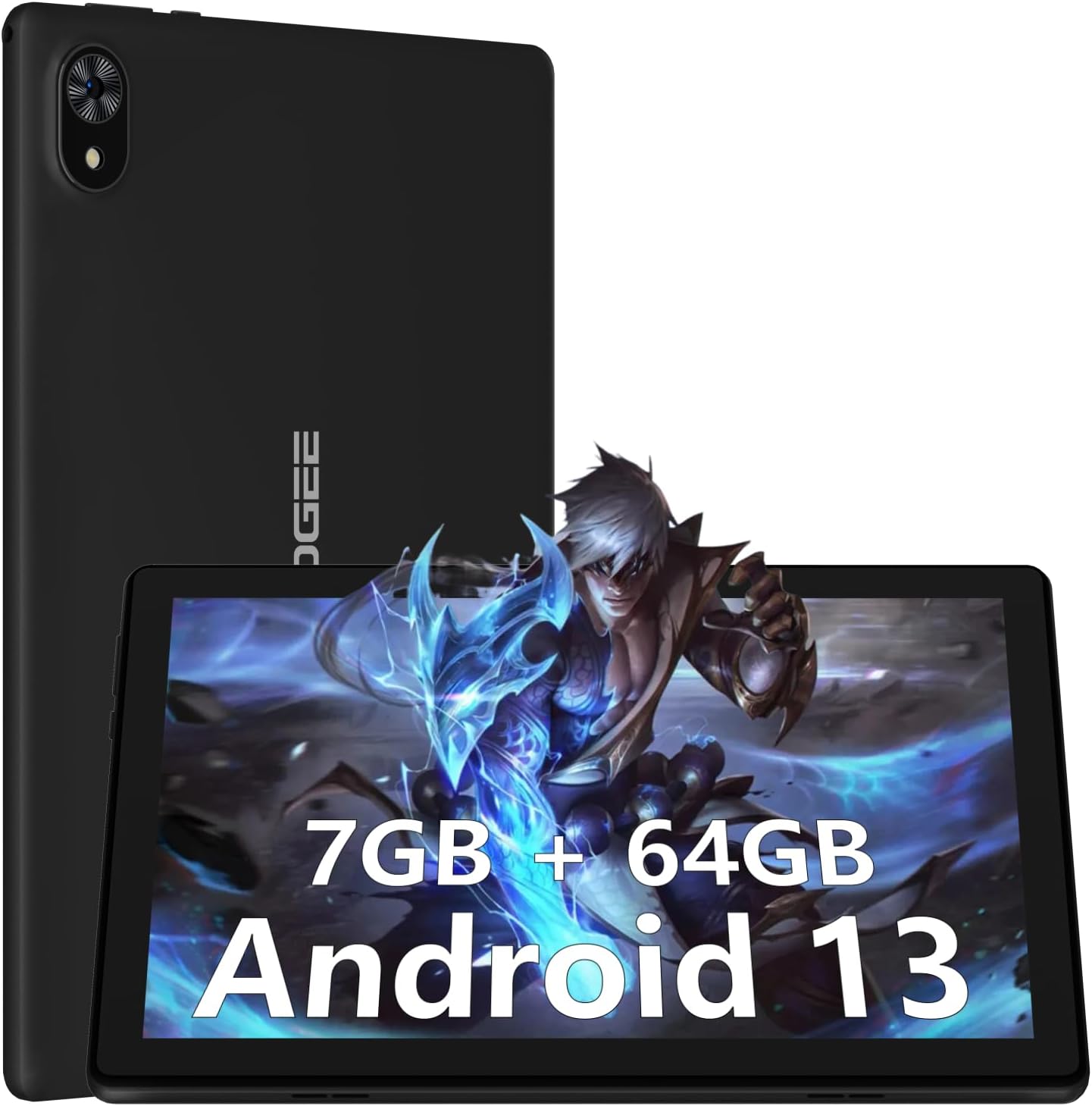 DOOGEE U9 Tablet 10 inch, 7GB RAM+ 64GB ROM(1TB TF), Android Tablet ...