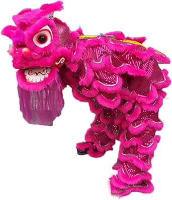 Amazon.com: ELJHY Single Lion Dance Mascot Costume For Adult Lion ...