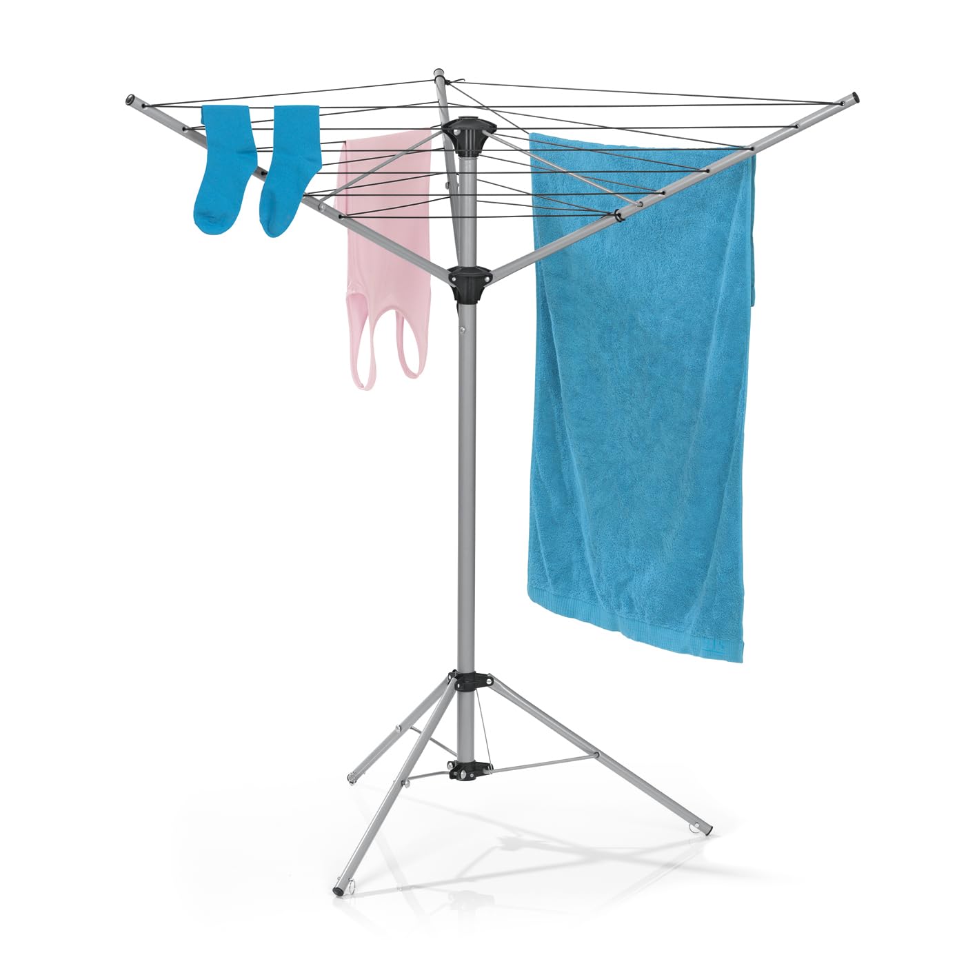 EASYmaxx Rotary Clothes Line Folding for Indoor and Outdoor Use ...