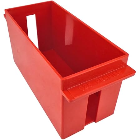 Amazon.com : Extra-Capacity Rolled Coin Plastic Storage Tray, Pennies ...
