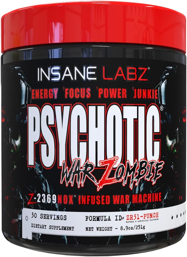 Buy Insane Labz Psychotic War Zombie High Stimulant Pre Workout Powder ...
