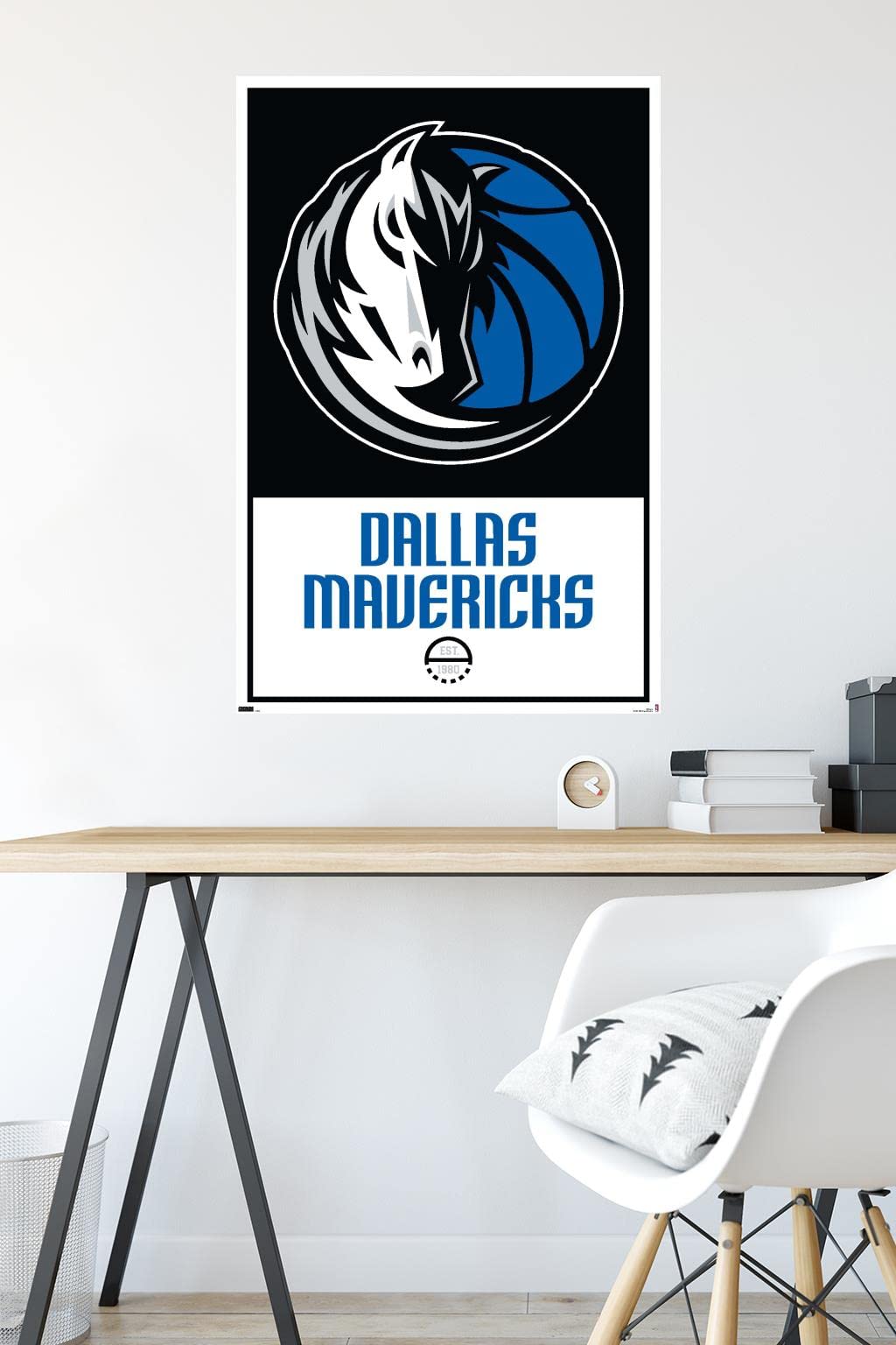 Nuevo Logotipo De Los Mavs Dallas Mavericks NBA Mini Pennant 9"x4",