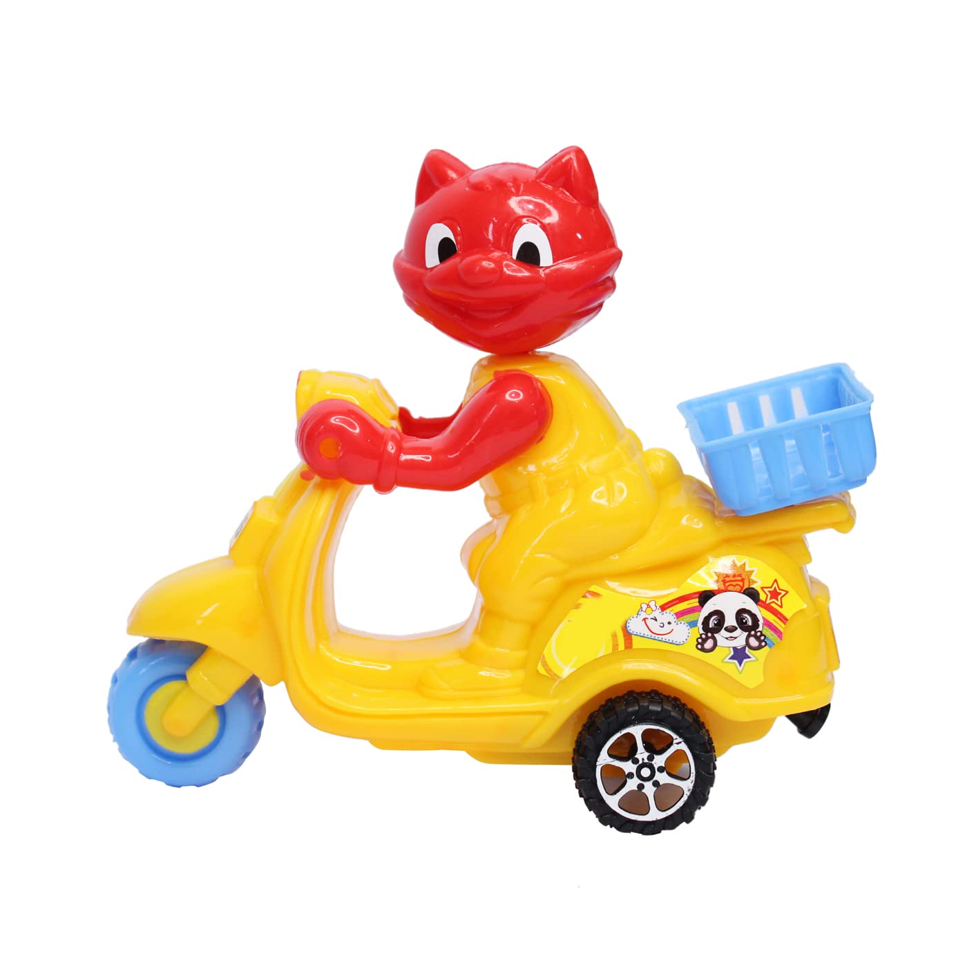 Baal Funny Shaped Cartoon Scooter Toy for Kids Funny Pull String Animal ...