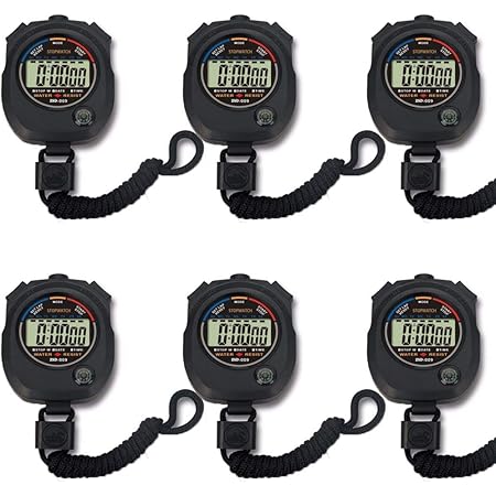 Amazon.com: 2 Pack Multi-Function Electronic Digital Sport Stopwatch Timer, Large Display with ...