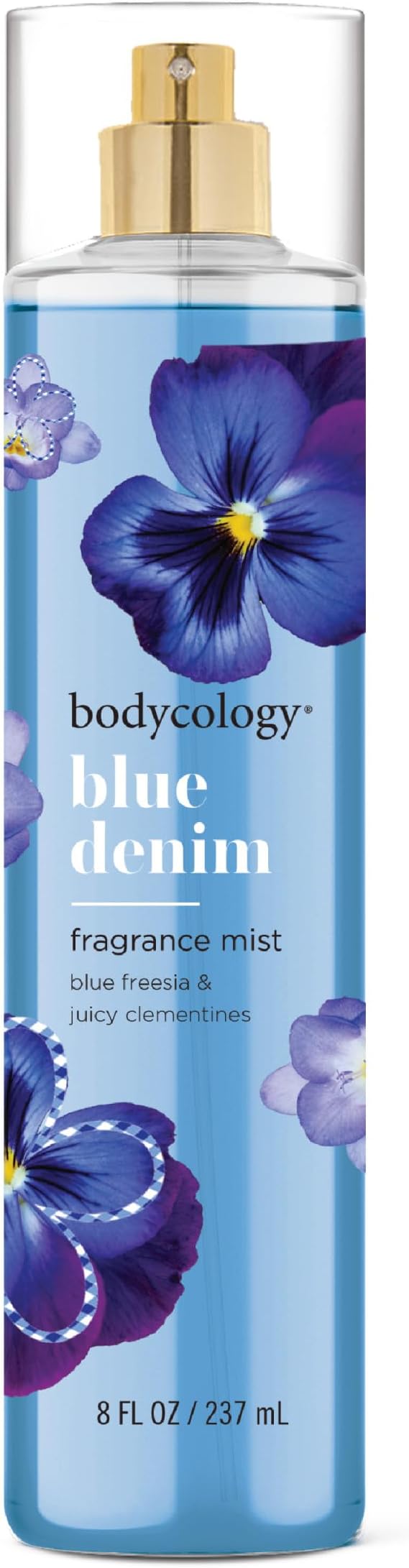 Amazon.com : Bodycology Long-Lasting Fragrance Body Mist, Blue Denim, 8 ...