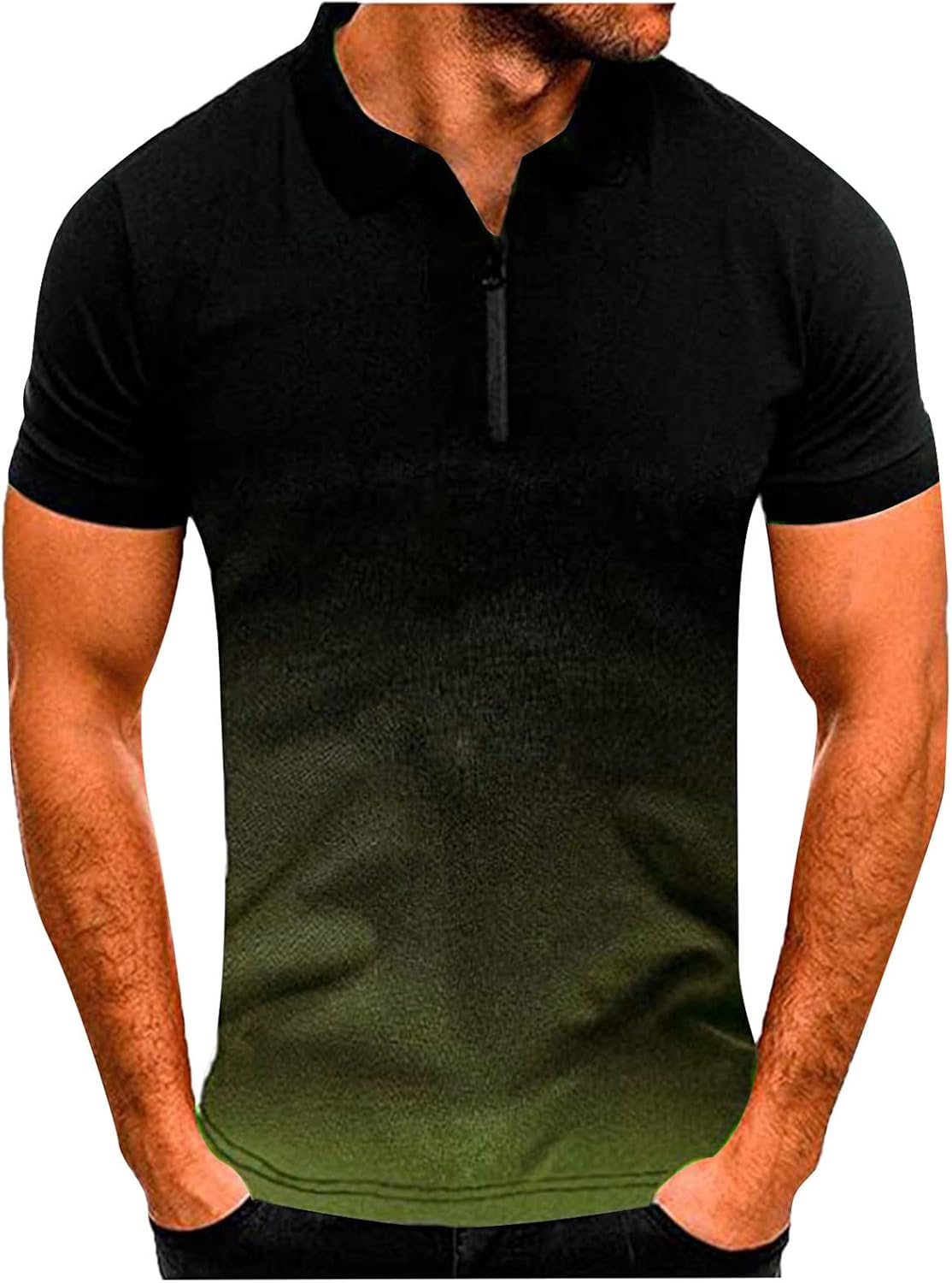 Amazon.com: Mens Polo Shirts Short Sleeve Slim Fit Men's Essential Long ...
