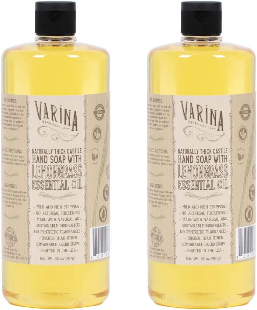 Amazon.com : Adams Handmade Soap Thick Organic Castile Liquid Hand Soap ...