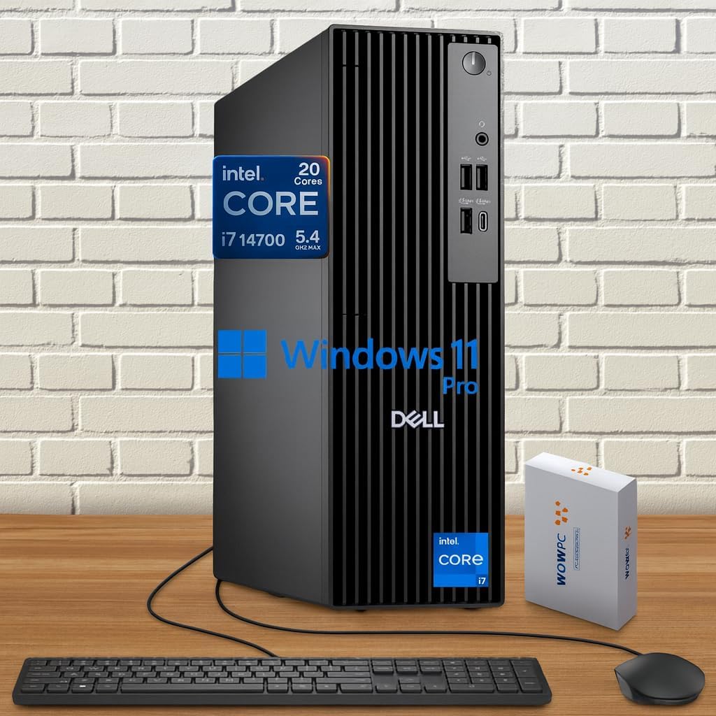 Amazon.com: Dell Pro Slim Desktop Computer Next-Gen OptiPlex, Intel ...