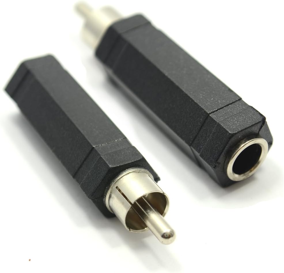 kenable BNC Socket to Composite 3.5mm Male Jack Plug Adapter Gold ...