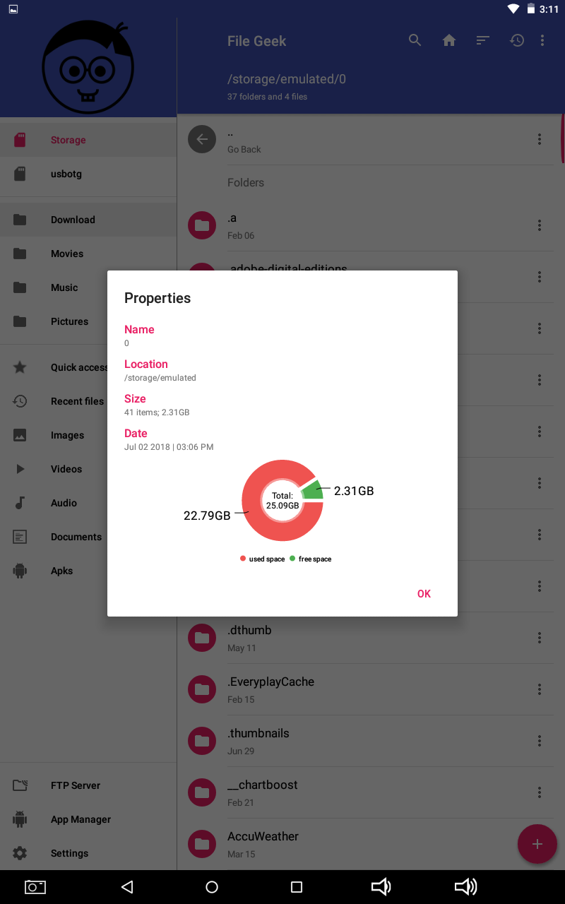 File Geek Data Commander Explorer and Manager Ad-Free - App on Amazon ...
