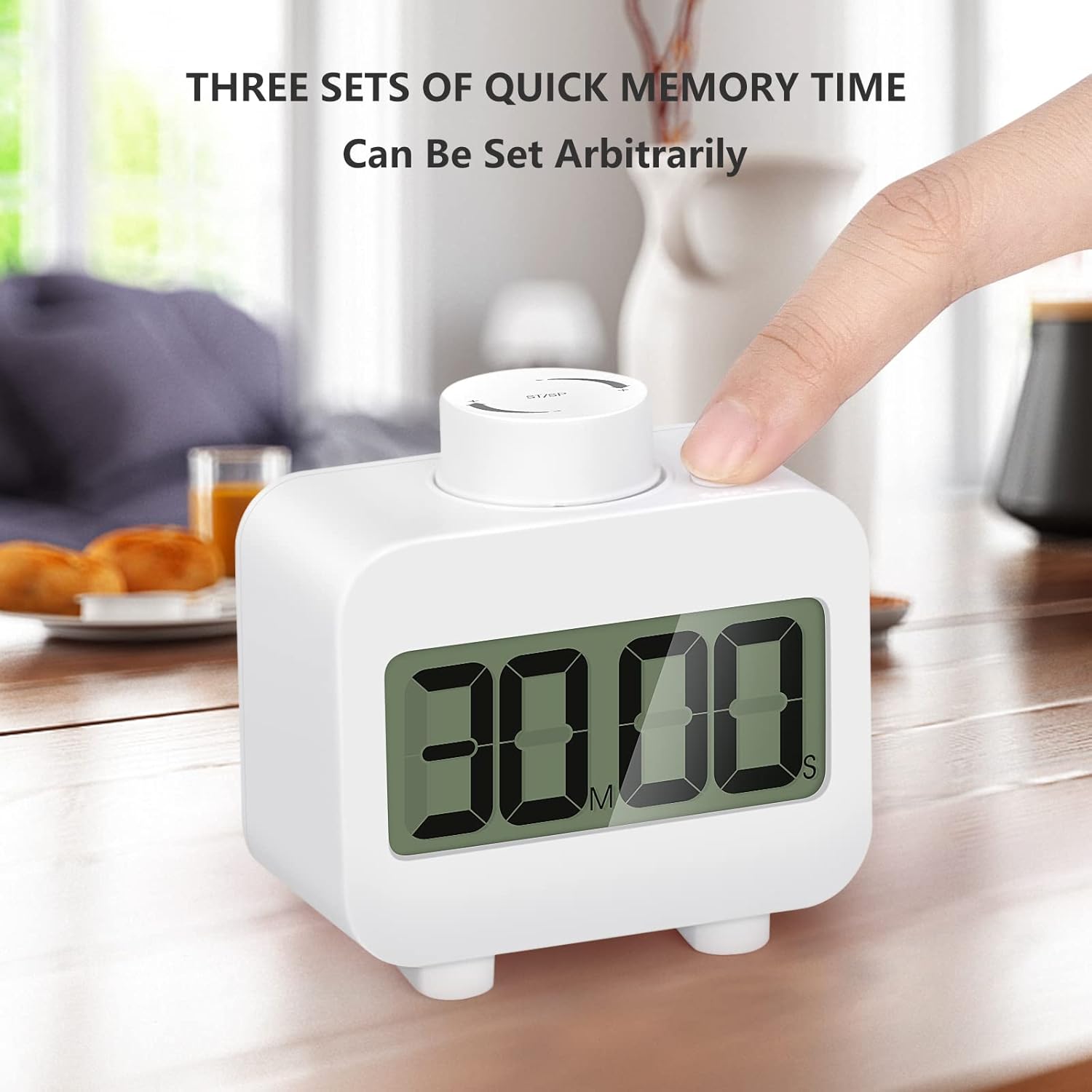 Buy Kitchen Visual Digital Timer, Rotating Mute Timer for Kids and Adults Timers for Cooking ...
