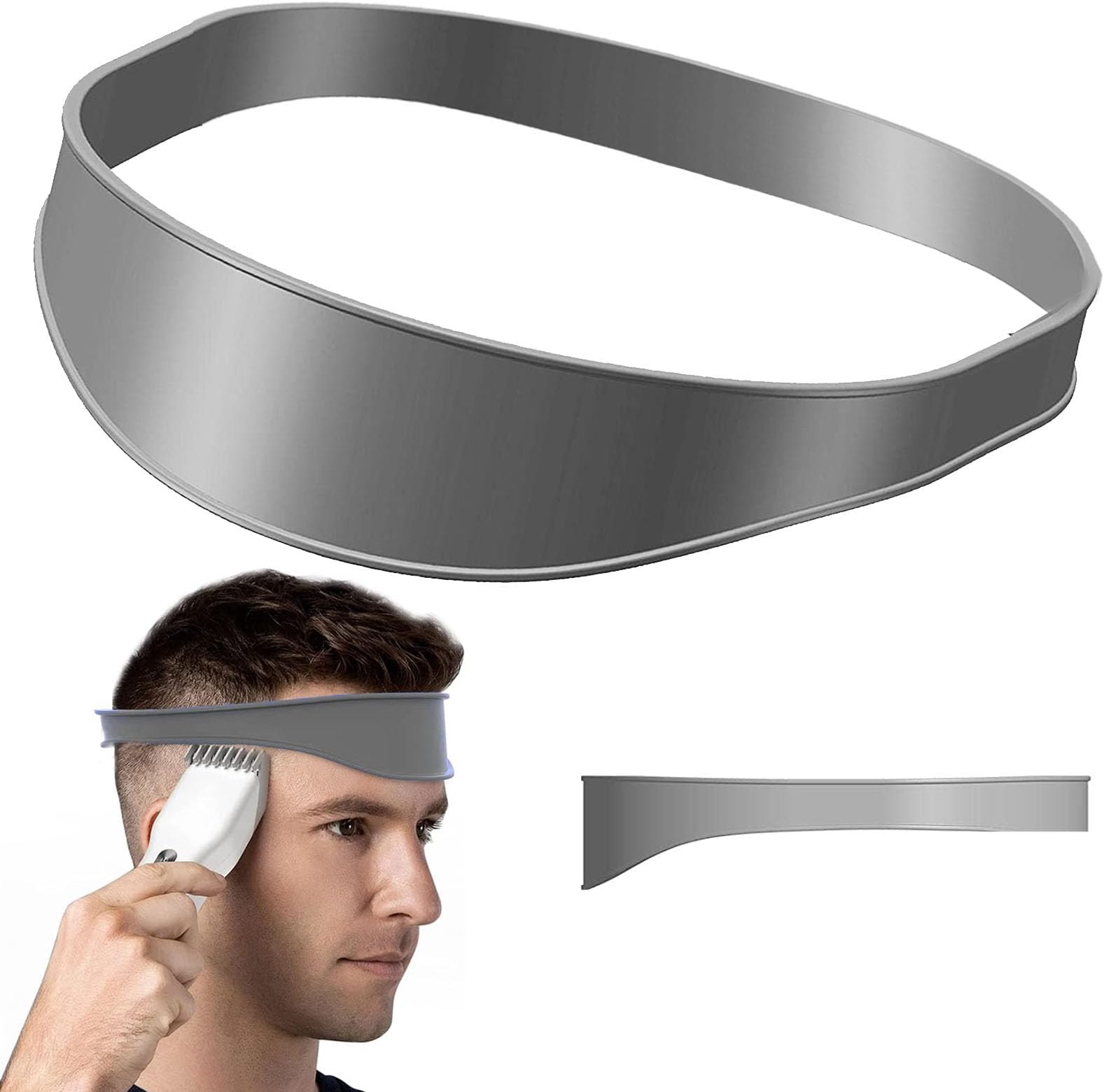 Amazon.com : 247 Groomed Self Haircut Kit for Men | 2Pcs SelfCut Guide ...