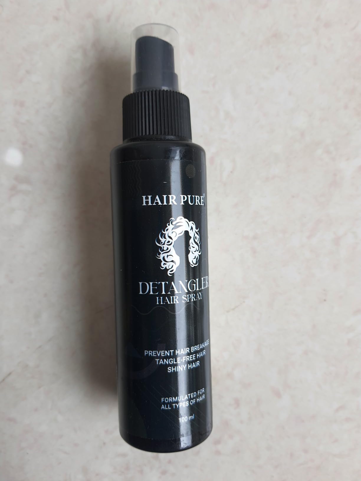 Buy Hair Pure Detangler Hair Spray for Curly, Low-Density, Fine Hair ...