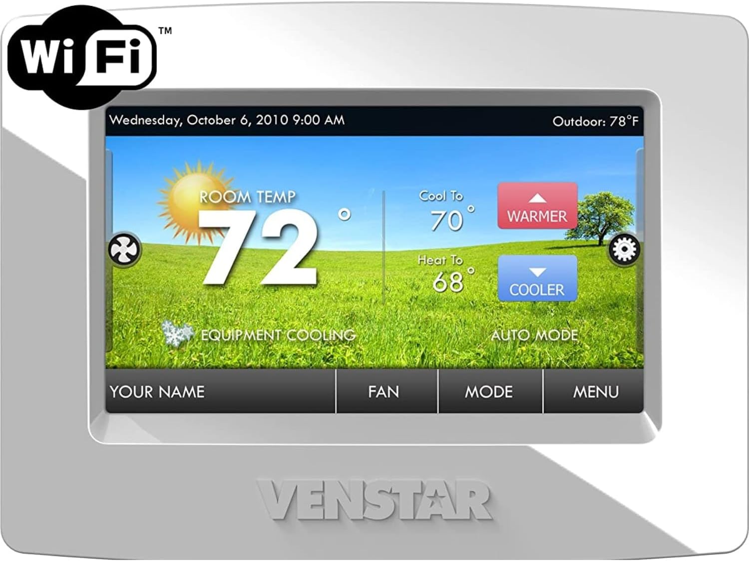 Venstar T7850 Colortouch 7 Day Programmable Thermostat with Built in ...