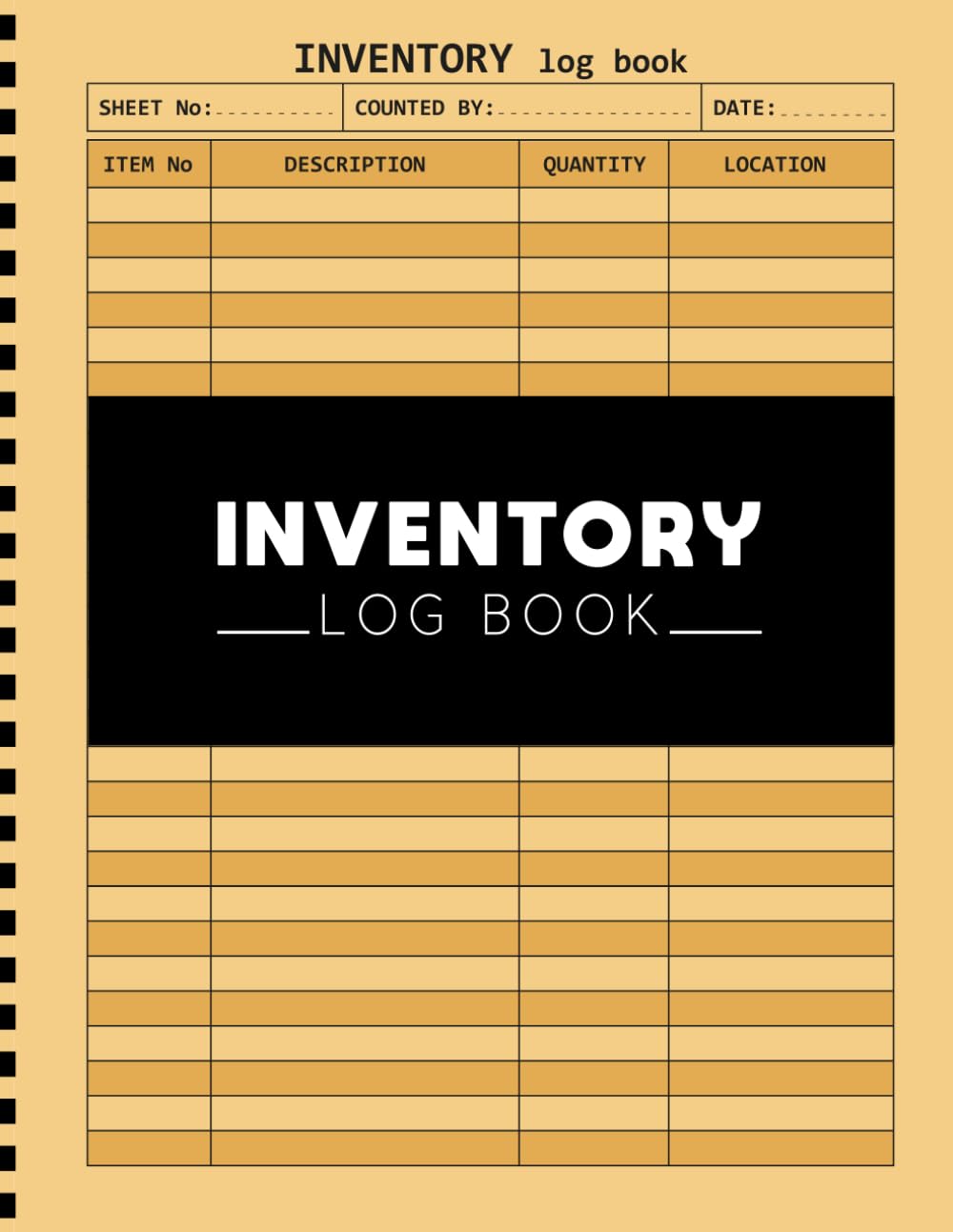 Amazon.com: Inventory Log Book: Simple Inventory Log Notebook For Small ...