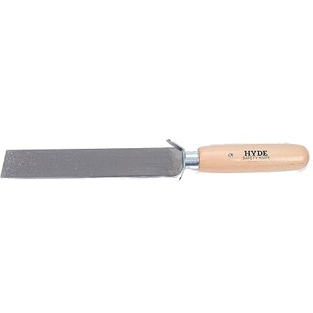 Hyde Tools 60780 Square Point Knife, 8-Inch by 1-Inch/14-Gauge Wood ...