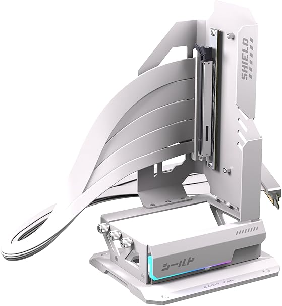 Amazon.com: EZDIY-FAB Shield ARGB Upright GPU Mount with PCIe 5.0 Riser ...