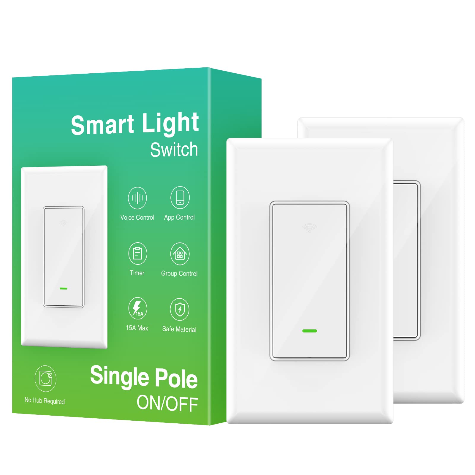 Matter WiFi Compatible Alexa Voice Control No Hub Required Matter WiFi ...