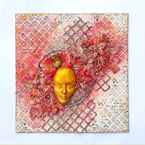 Snapklik.com : CrafTreat Reusable Distressed Stencils For Painting On ...